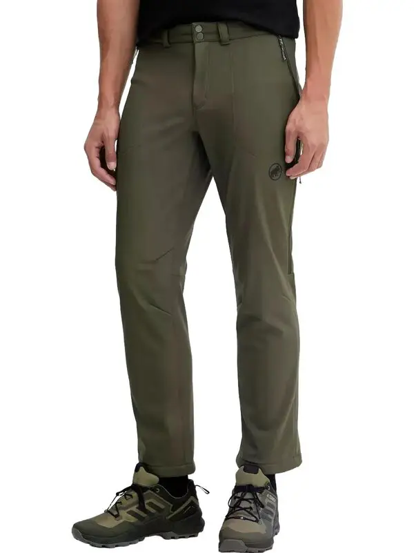 MAMMUT Logo-print Performance Trousers - Green