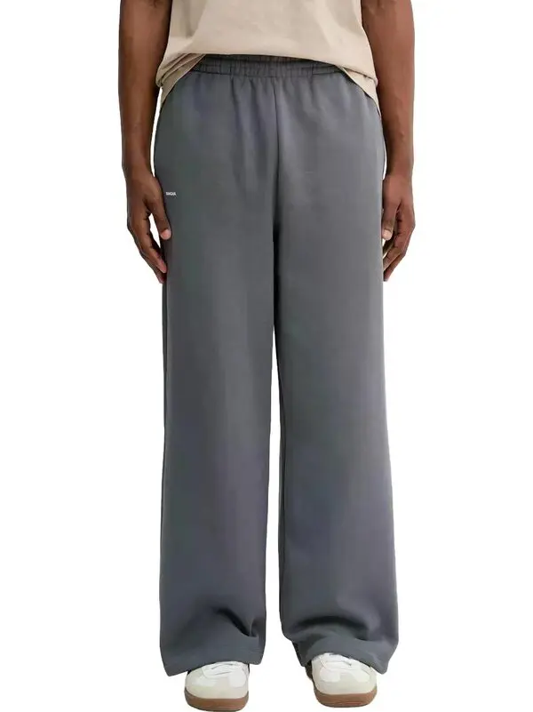 PANGAIA Drawstring Wide-leg Track Pants - Grey
