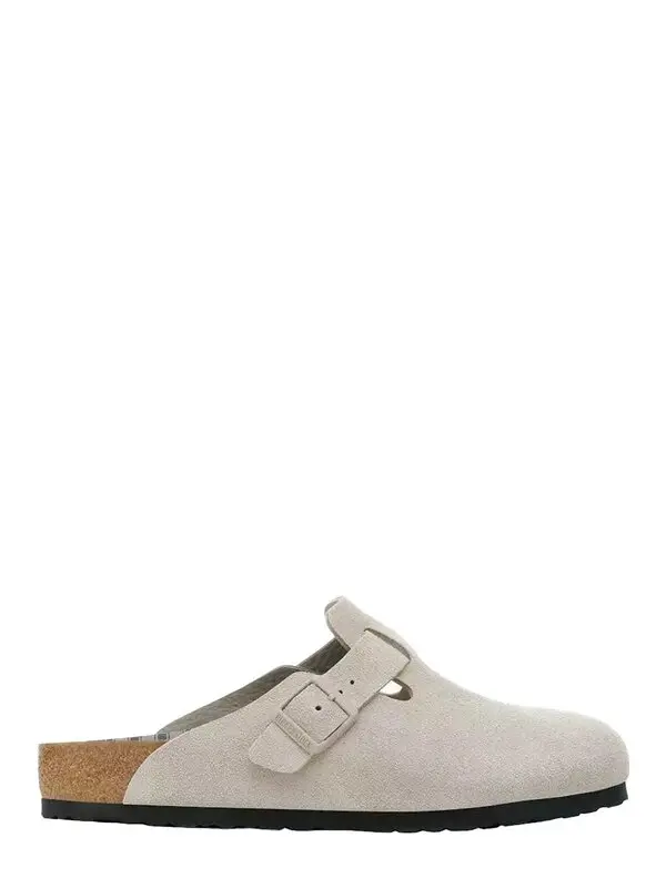 BIRKENSTOCK Boston Buckle Mules - Neutrals