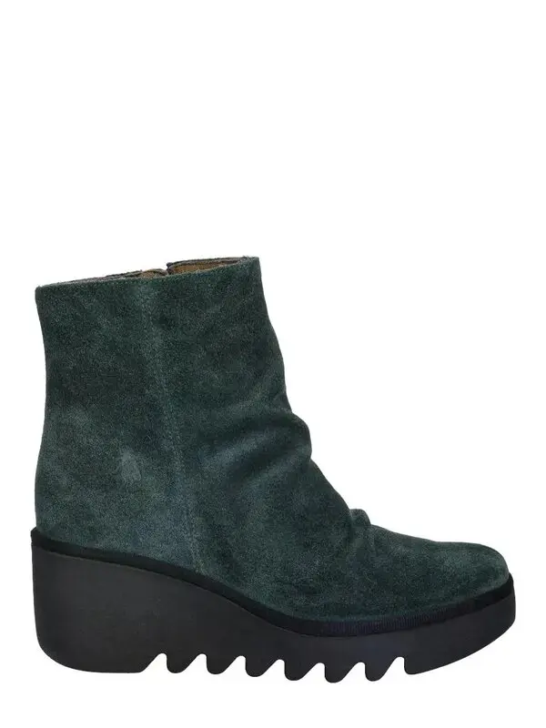 Fly London Side-zip Ankle Boots - Green