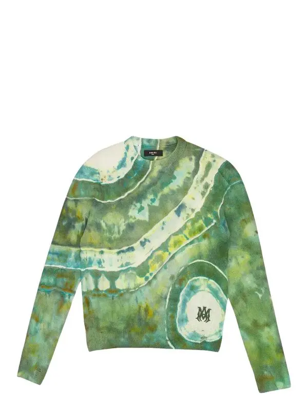 Amiri Cashmere Crewneck Sweatshirt - Green