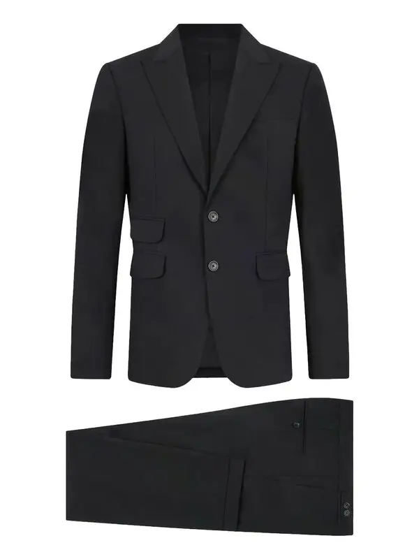 Dsquared2 London Single-breasted Blazer - Black