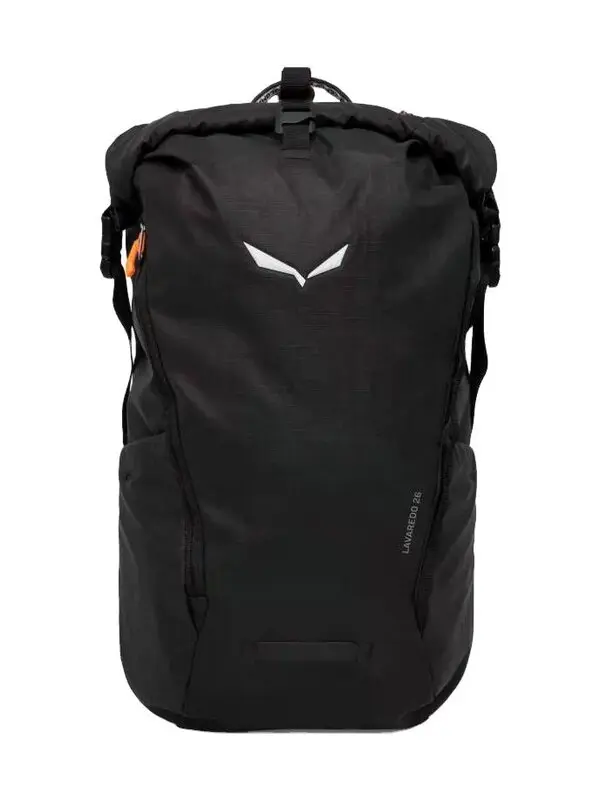SALEWA Logo Roll-top Backpack - Black