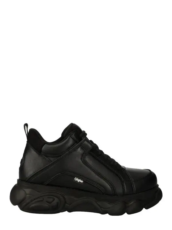 BUFFALO Bubble-sole Lace-up Sneakers - Black