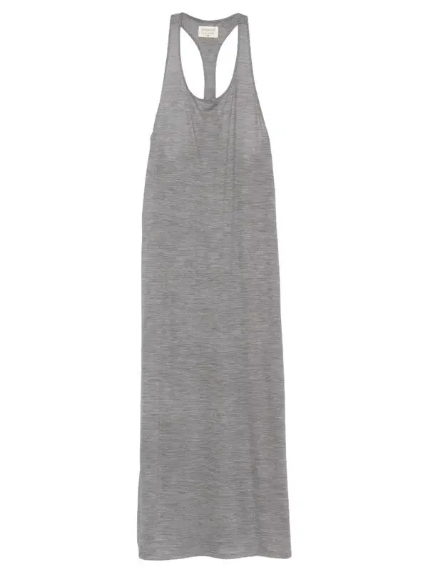 Patrizia Pepe Wool Maxi Dress - Grey