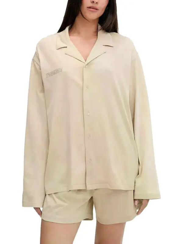 PANGAIA Buttoned Pyjama Set - Neutrals