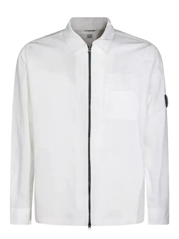 C.P. COMPANY Zip-fastening Shirt - White