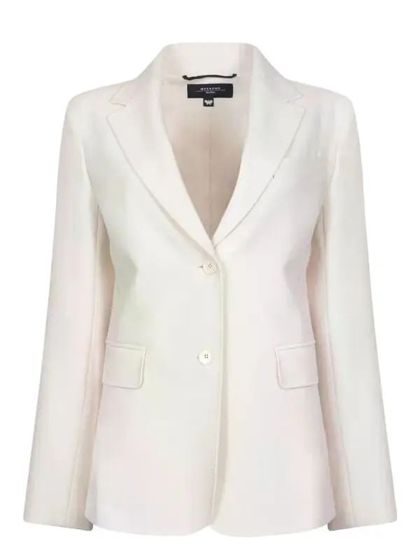 Max Mara Button Notched-lapel Blazer - Neutrals