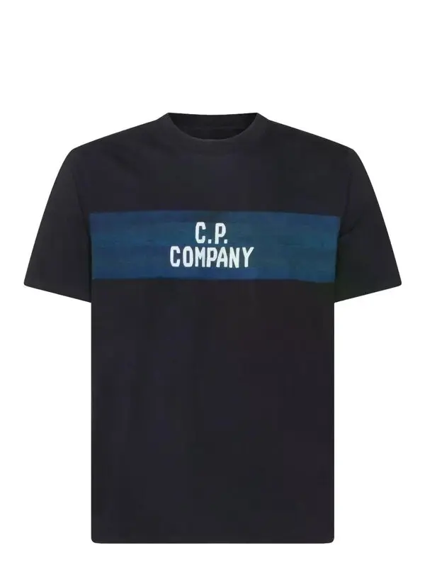 C.P. COMPANY Logo-detail T-shirt - Blue