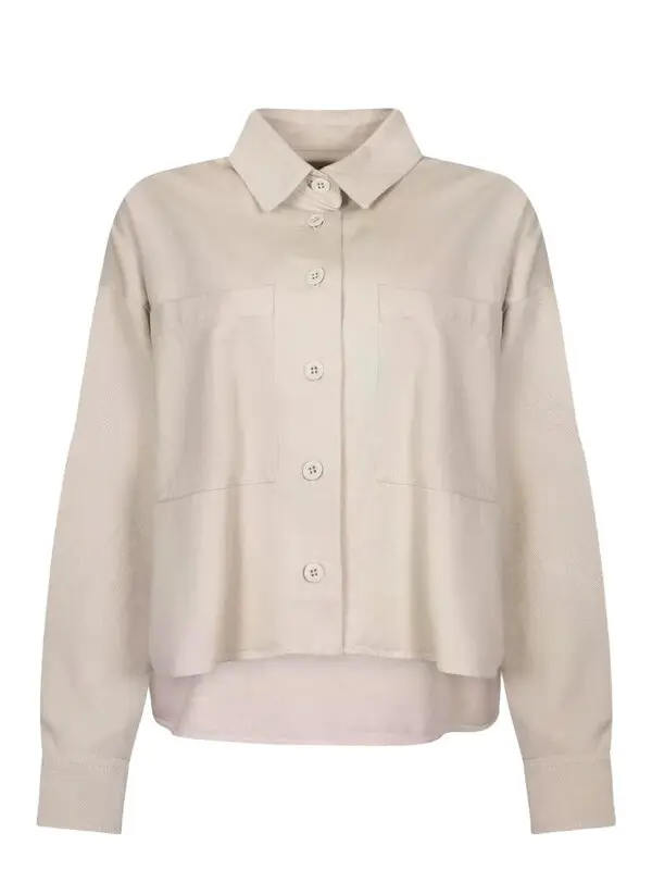 Max Mara Patch-pocket Button Shirt - Neutrals