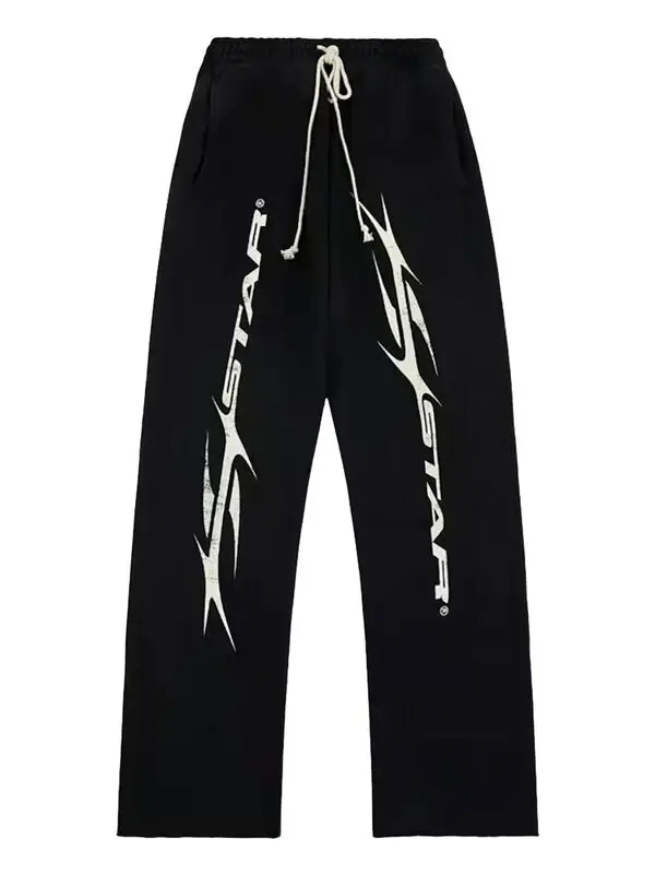 HELLSTAR Flame Track Pants - Black