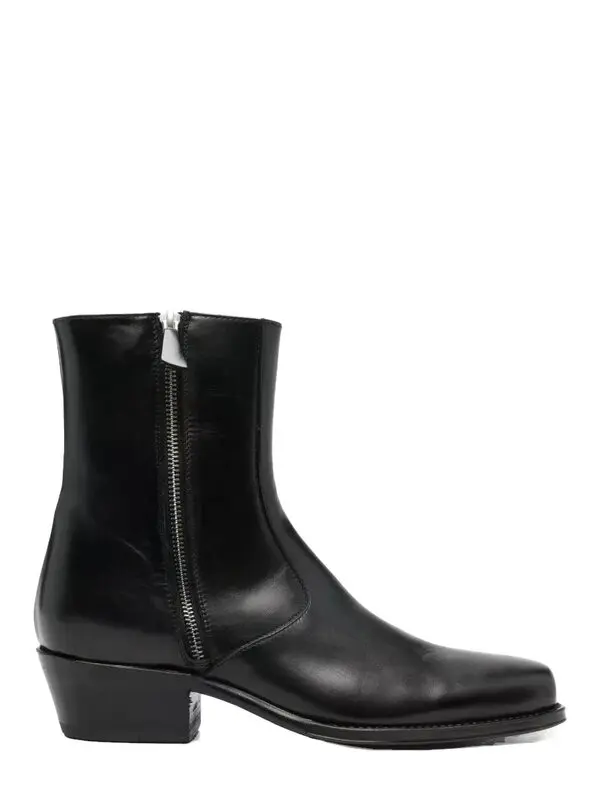 CENERE GB Damy Zipped Boots - Black