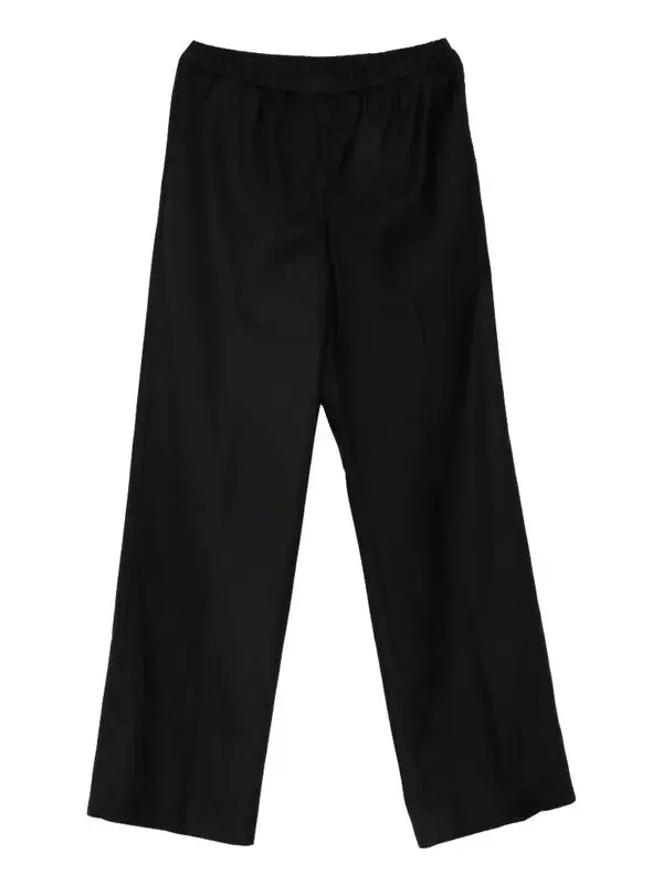 Gant Elasticated-waistband Trousers - Black