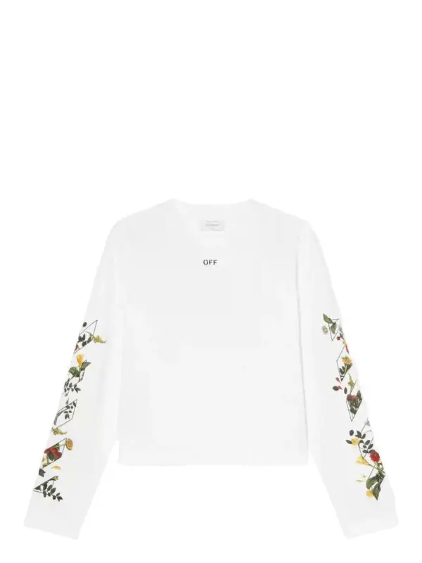 Off-White Arrow Flowers T-shirt - White
