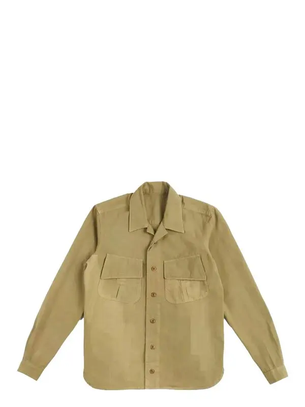 FORTELA Meckongt Flap-pocket Overshirt - Brown