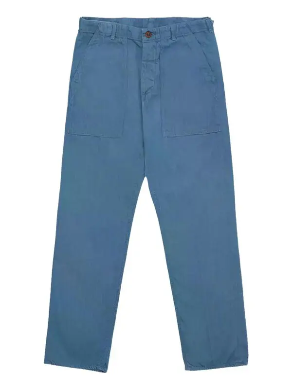 FORTELA Flap-pockets Trousers - Blue