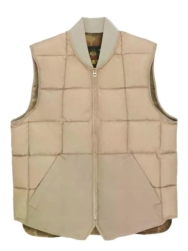 FORTELA Padded Sleeveless Waistcoat - Neutrals