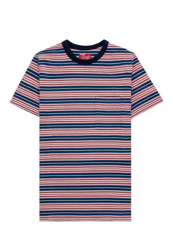 FORTELA Yakut Striped-pattern T-shirt - Blue