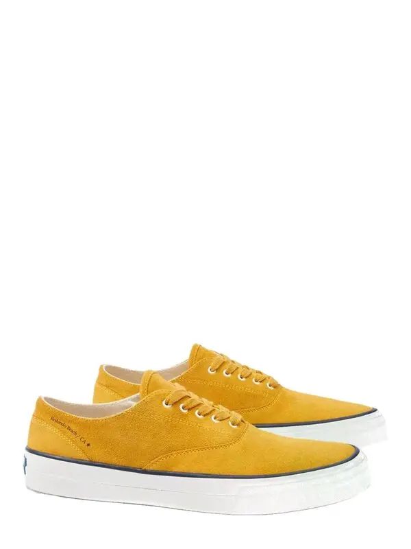 FORTELA Lace-up Redondo Suede Trainers - Yellow