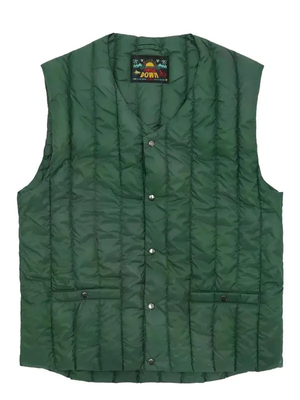 FORTELA Quilted Padded Vest - Green