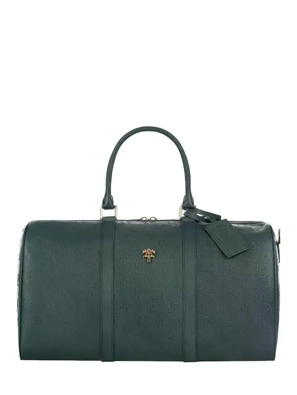 PLACE OF ËLMS Monolink Embossed Holdall - Green