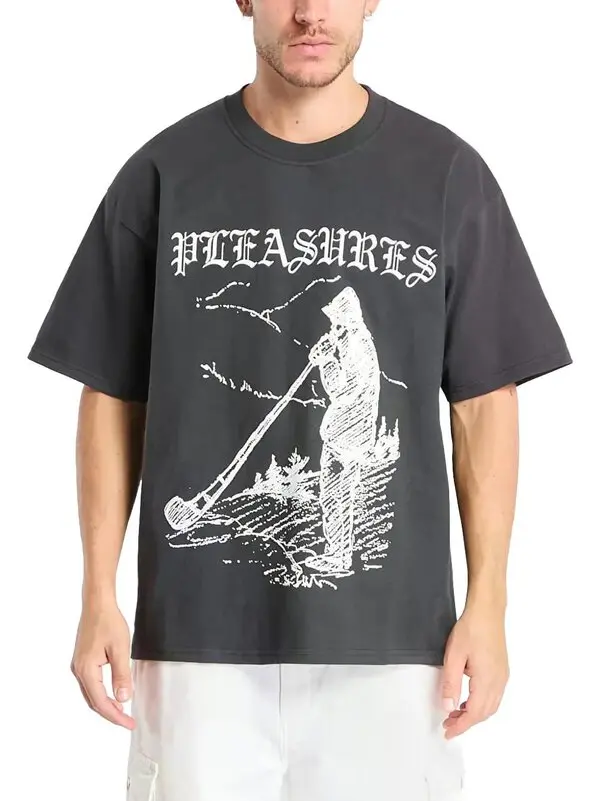 PLEASURES Pipe T-shirt - Grey
