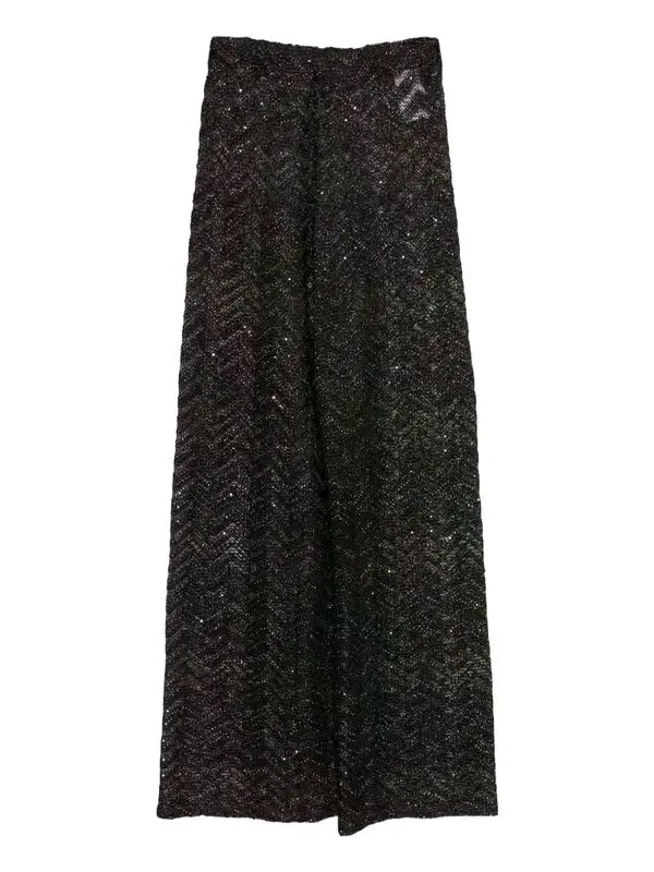 Missoni Chevron Trousers - Brown