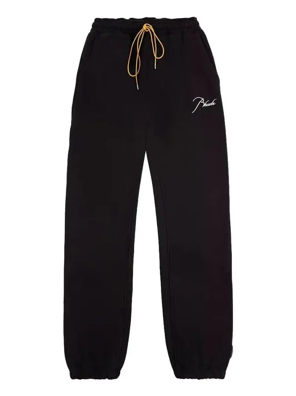 Rhude Classique Drawstring Track Pants - Black
