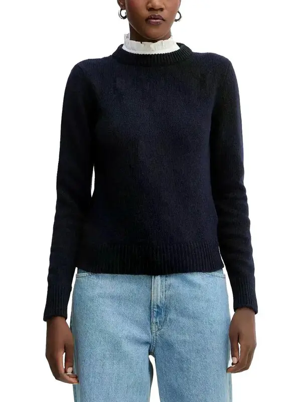 Luisa Spagnoli Crew-neck Long-sleeve Sweater - Blue