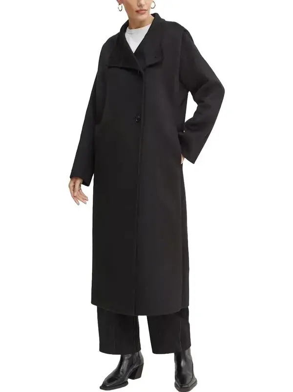 BOSS Button-fastening Coat - Black