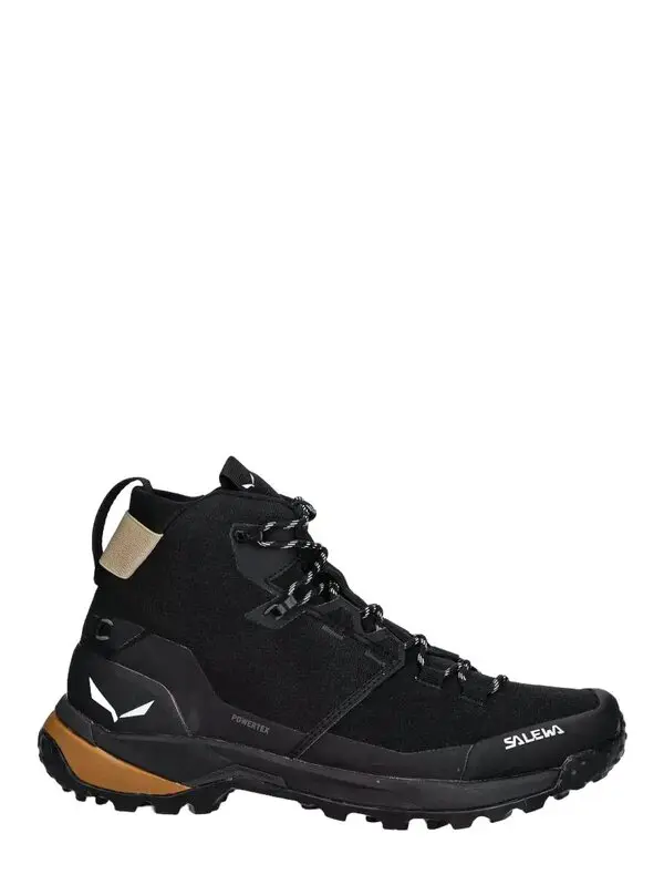 SALEWA Logo-print Performance Footwear - Black