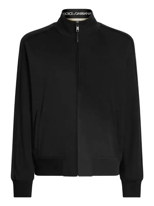 Dolce & Gabbana Zip-up Jacket - Black