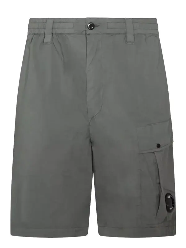 C.P. COMPANY Button-fastening Cargo Shorts - Grey