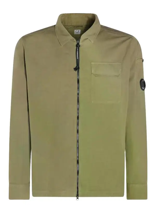 C.P. COMPANY Zip Pocket Shirt - Neutrals