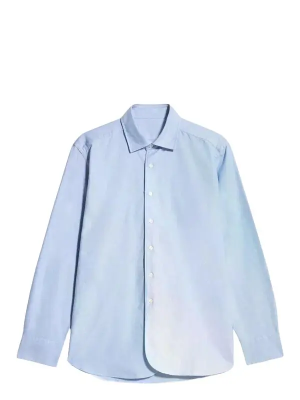 FORTELA Point-collar Shirt - Blue