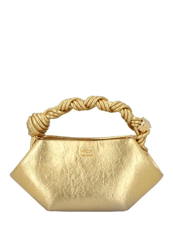 GANNI Mini "bou" Bag - Gold