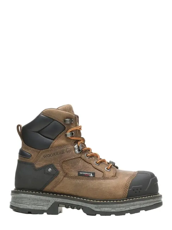 Wolverine Hellcat Ultraspring 6" Waterproof Work Boots - Brown