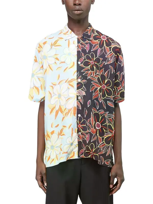 ENDLESS JOY Floral-print Shirt - Black