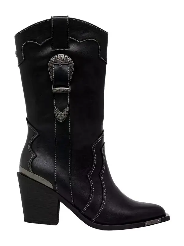 BUFFALO West Stitch Boots - Black