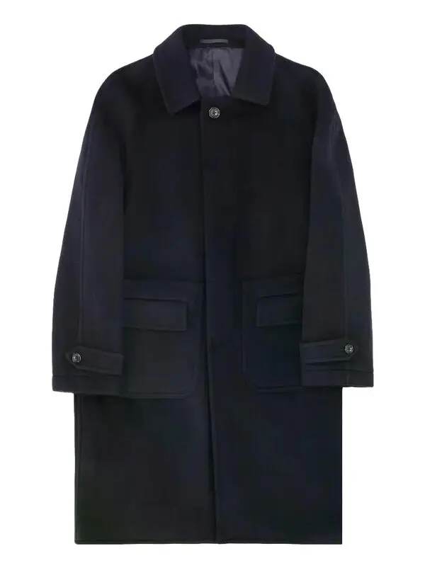 FORTELA Amedeo Single-breasted Coat - Blue