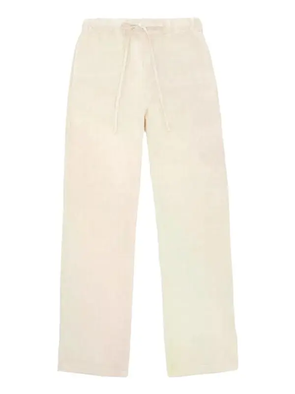 FORTELA Drawstring Wide Leg Trousers - Neutrals