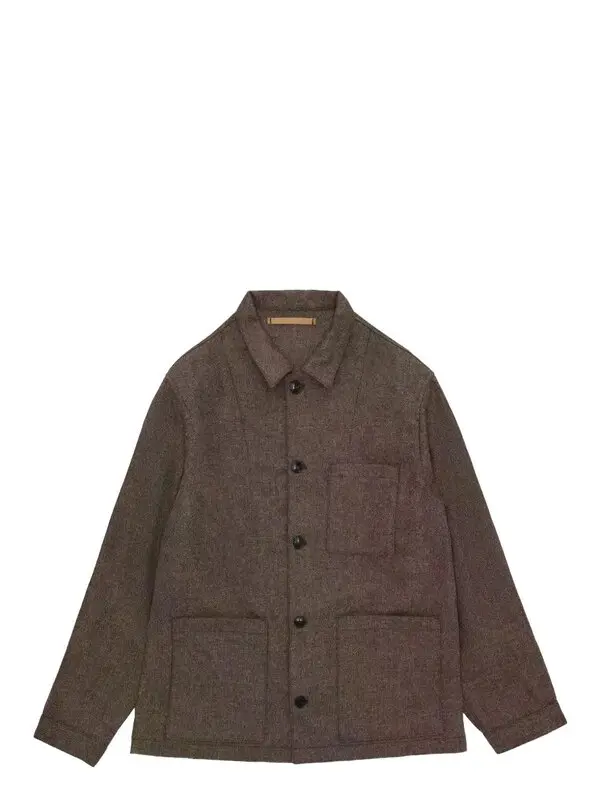 FORTELA Tristan Shirt Jacket - Brown