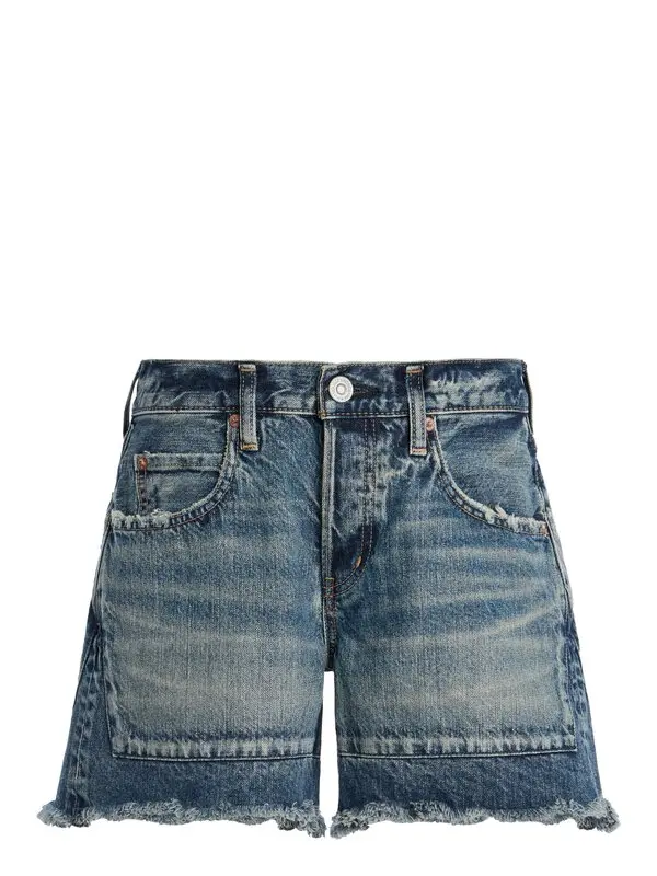 Moussy Vintage Remo Remake Denim Shorts - Medium Wash