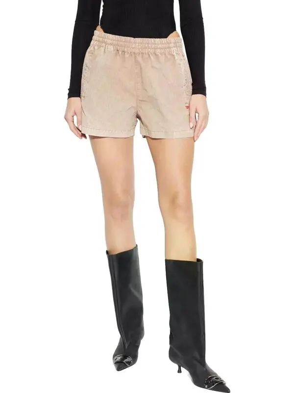 DIESEL® Elasticated-waist Shorts - Neutrals