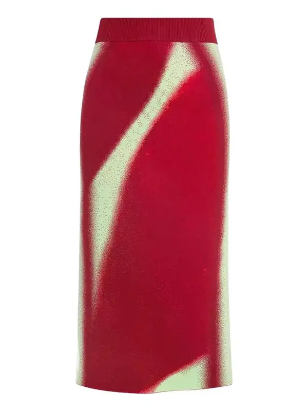 Ph5 Sophie Split Midi Skirt - Red
