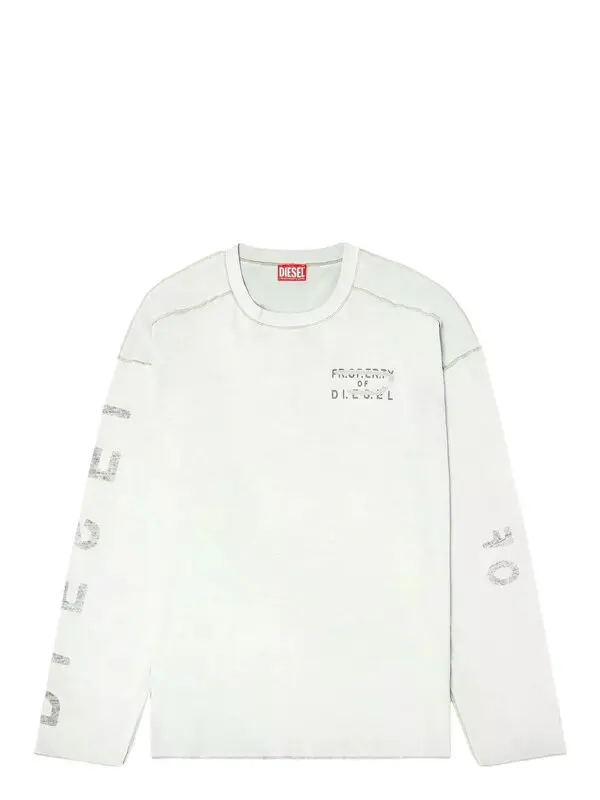 DIESEL® T-look-ls T-shirt - Neutrals