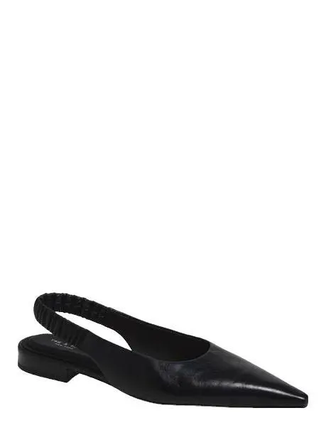 Rag & Bone Mercer Pointed Toe Slingback Flat - Black