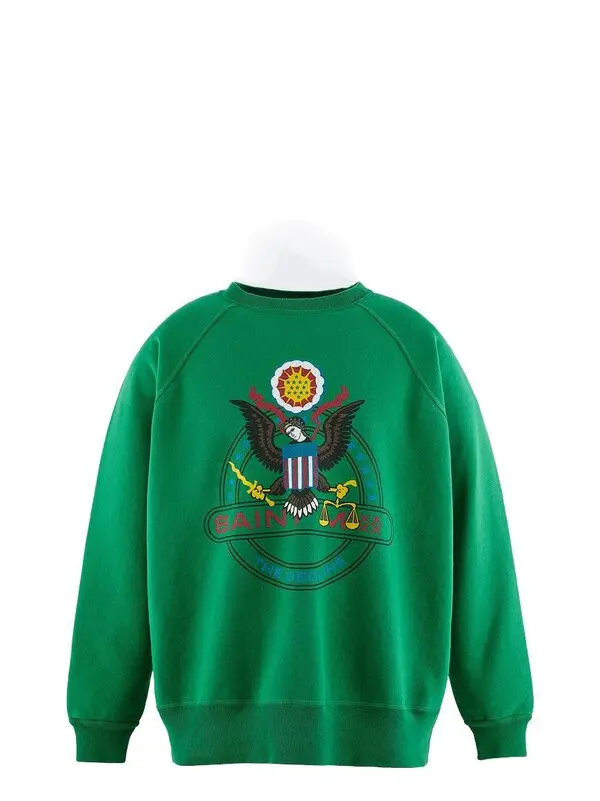 SAINT MXXXXXX The Decline Crewneck Sweatshirt - Green