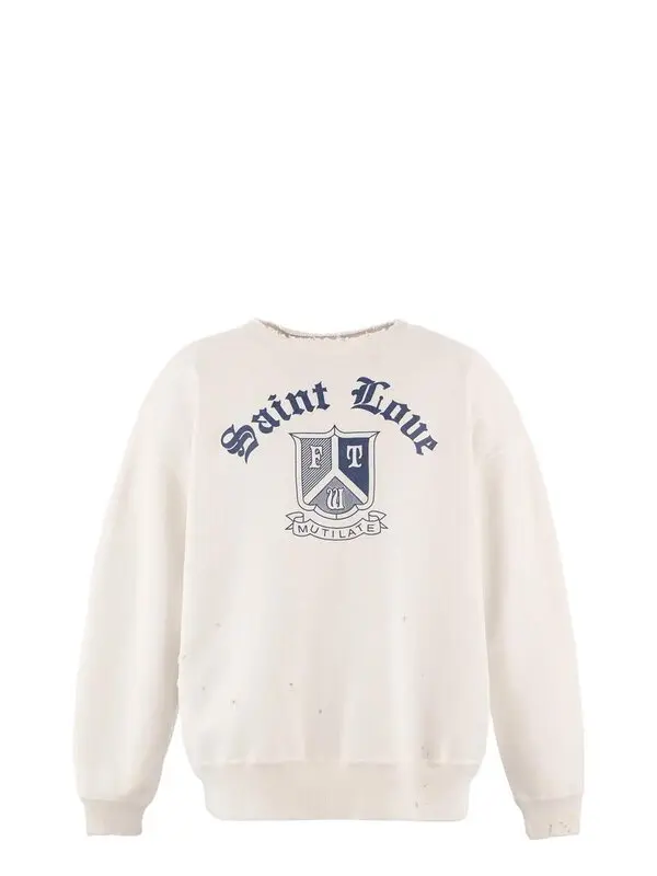 SAINT MXXXXXX Saint Loue Crewneck Sweatshirt - White
