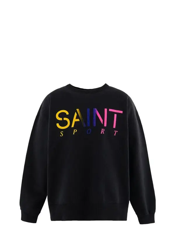 SAINT MXXXXXX Sport Crewneck Sweatshirt - Black